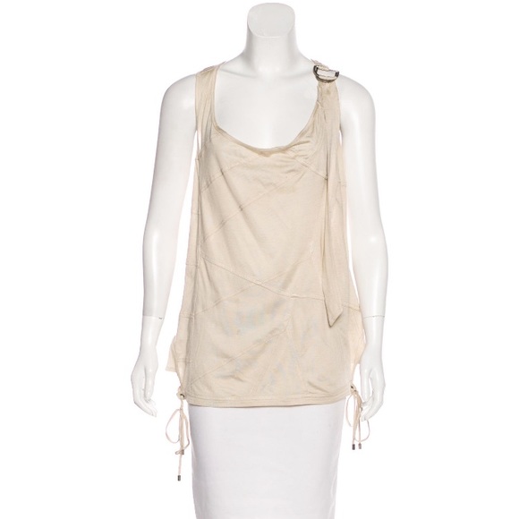 Burberry | Tops | Burberry Silk Racerback Top | Poshmark